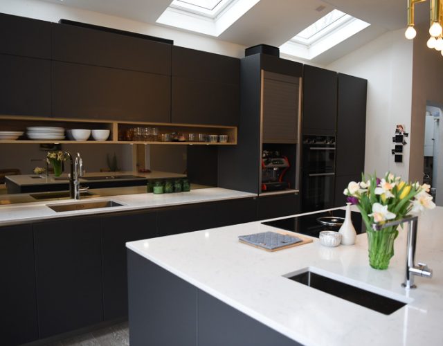 Matt Black Kitchen Project in Croydon - Ruach Designs